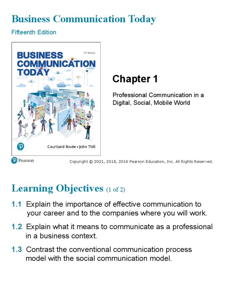 Professional Communication Today | PDF | Communication | Information ...