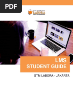 Tutorial LMS E-Learning Mahasiswa Rev | PDF