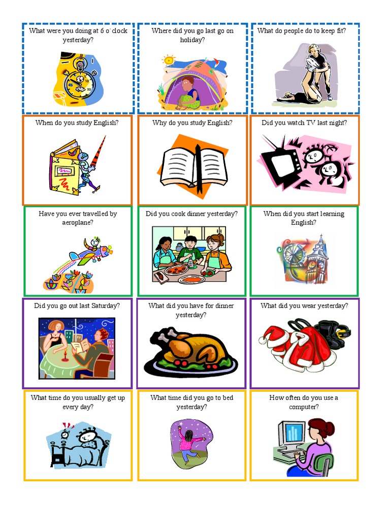 Daily Habits and Routines: A Collection of Survey Questions about ...