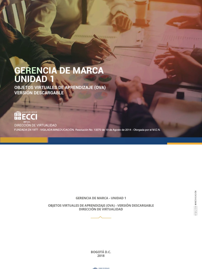 Unidad - 1 Gerencia de Marca | PDF | Marca | Producto (Negocio)