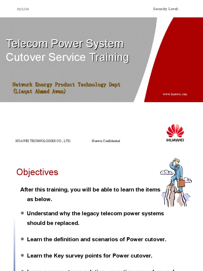 Telecom Power Cutover Training Guide | PDF | Rectifier | Direct Current