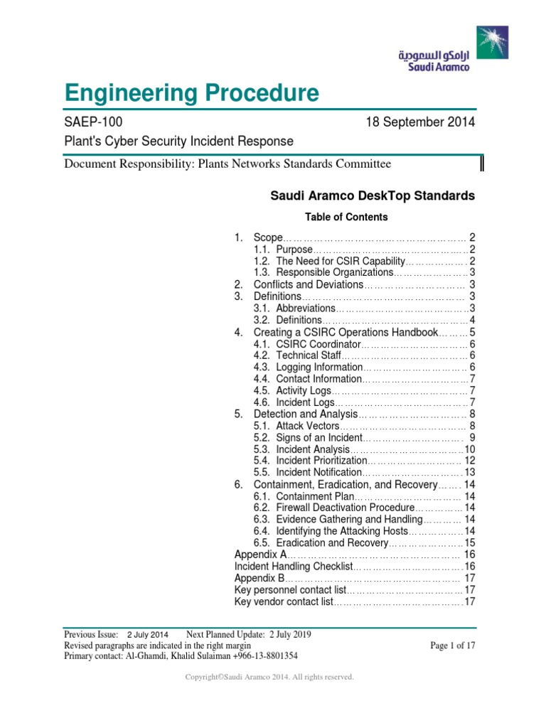 Saep 100 | PDF | Computer Security | Security