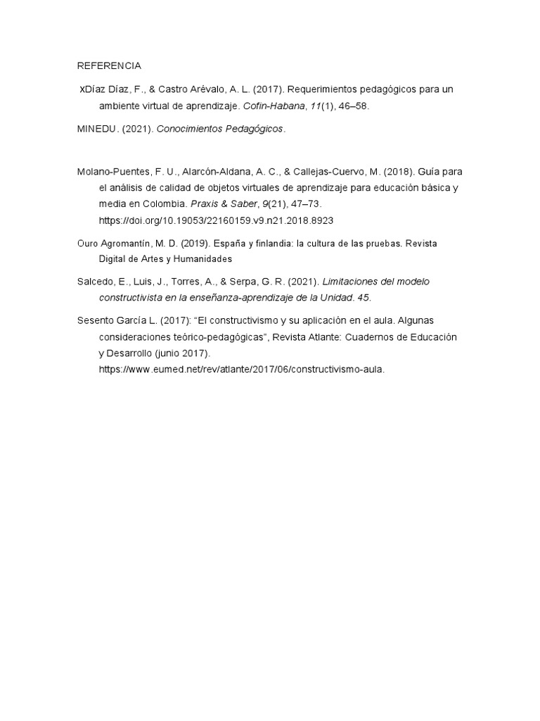 Citas de Constructivismo | PDF