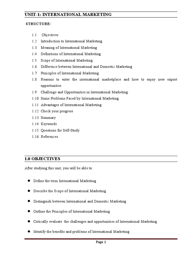 International Marketing Total | PDF | Marketing | Economics