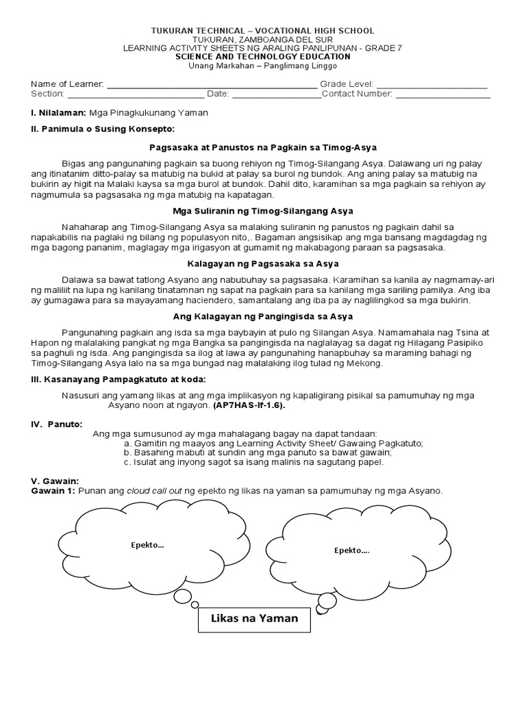 Ap7 Las Q1 W5-2021-Ste | PDF