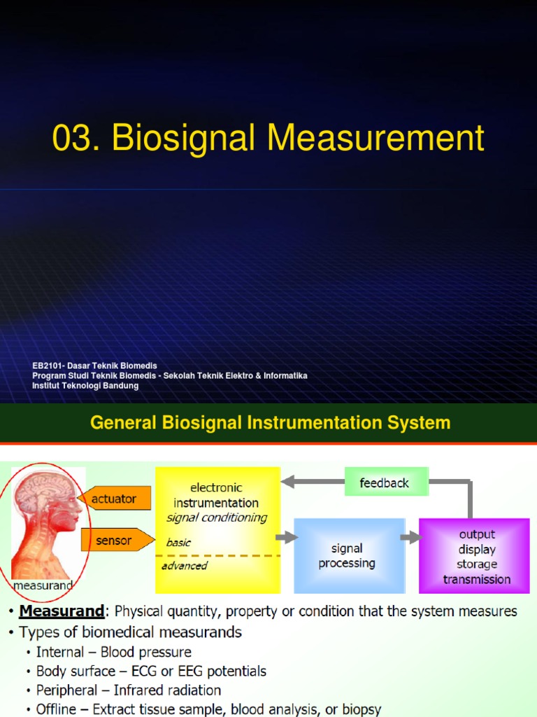 03 - Biosignal Characteristics | PDF | Electrocardiography | Amplifier