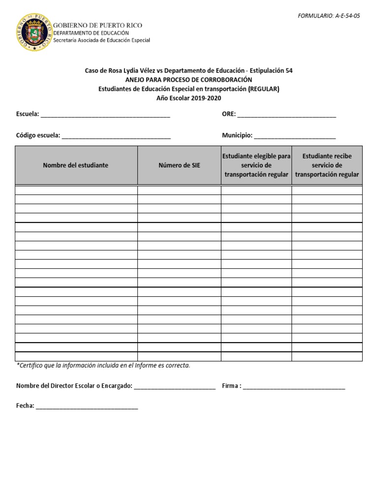 Formulario 54 Regular 2019 2020v2 | PDF | Crecimiento personal y ...