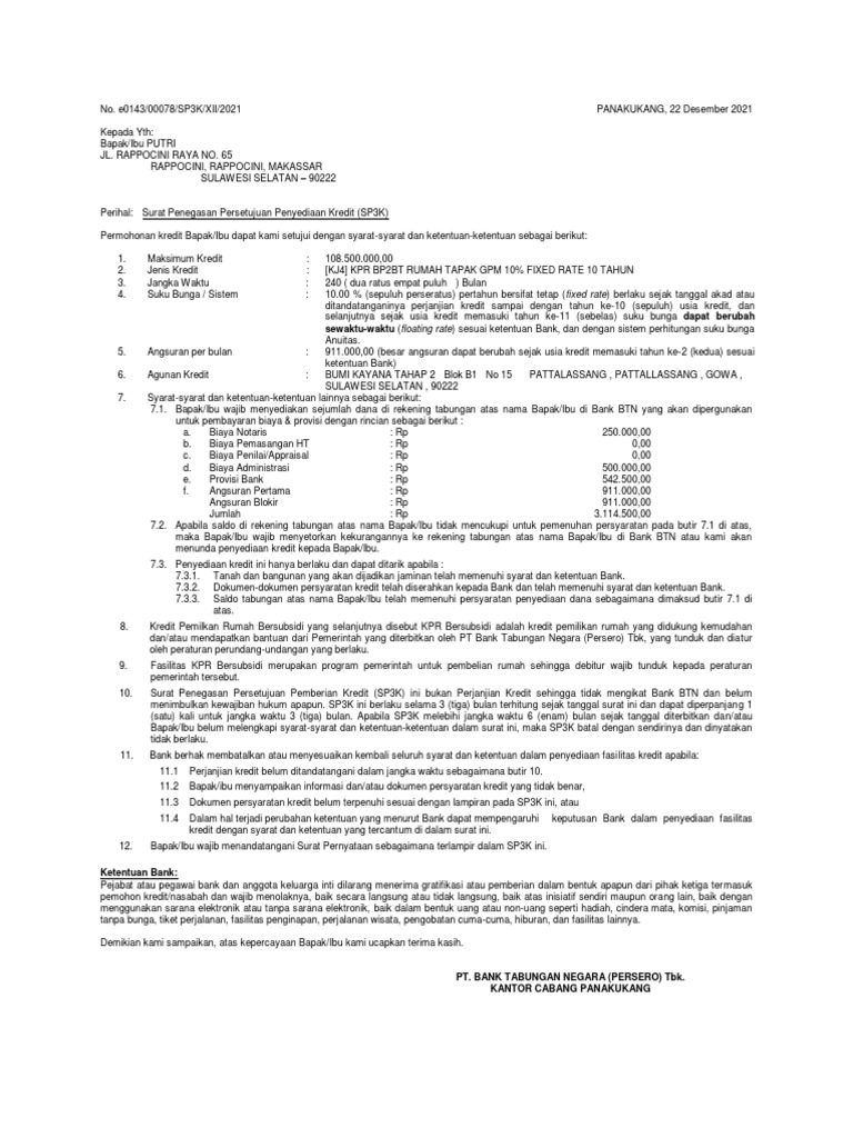 SP3K - SUBSIDI - GPM-0007820211209000012.pdf PUTRI | PDF | Pengelolaan Keuangan & Uang