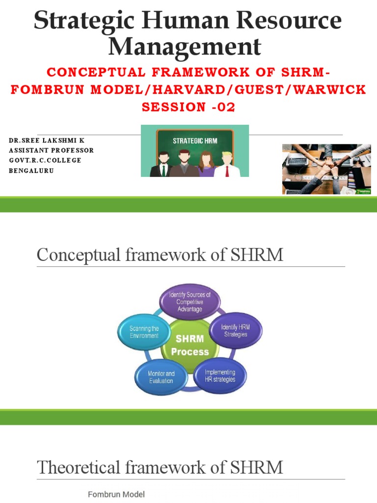 Theoretical Framework of SHRM - Models of SHRM | PDF