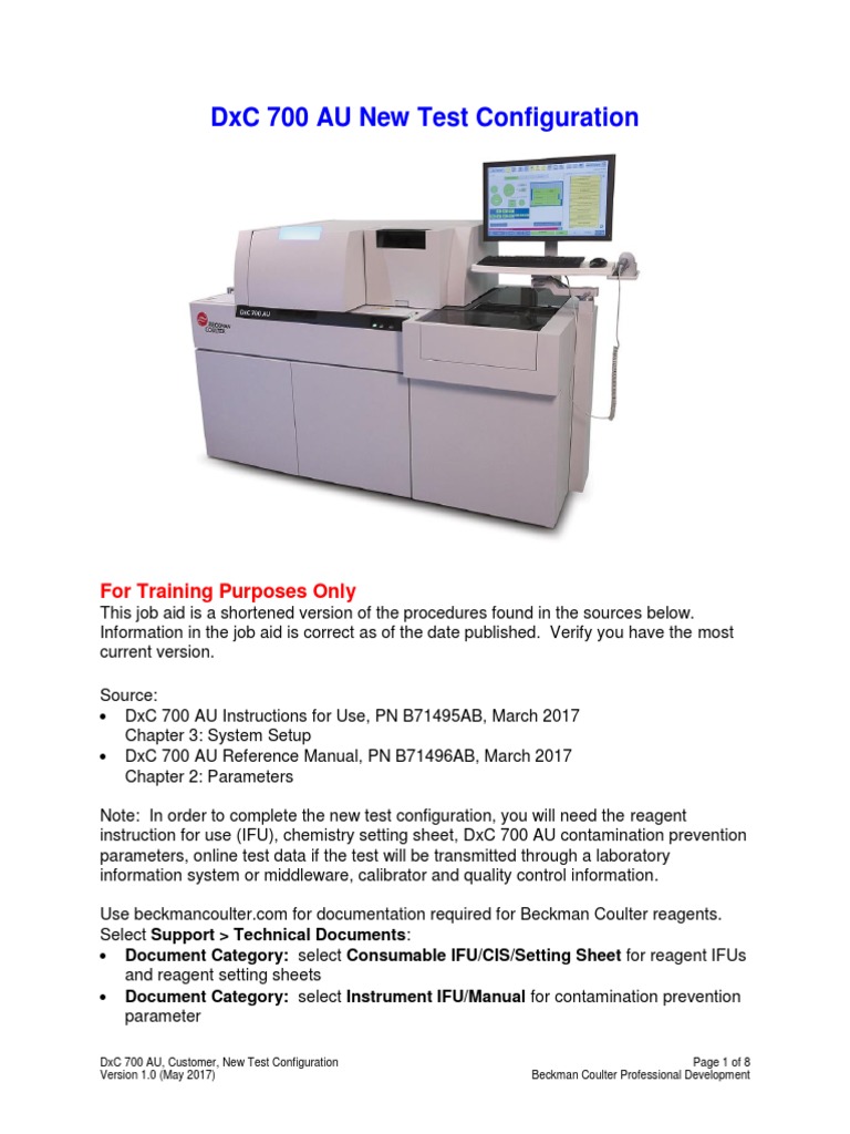 DXC 700 AU New Test Configuration | PDF | Computing