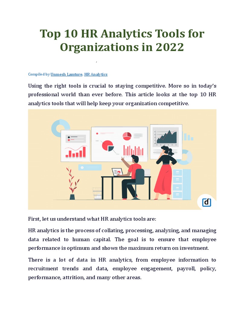 Top 10 HR Analytics Tools 2022 | PDF | Analytics | Software