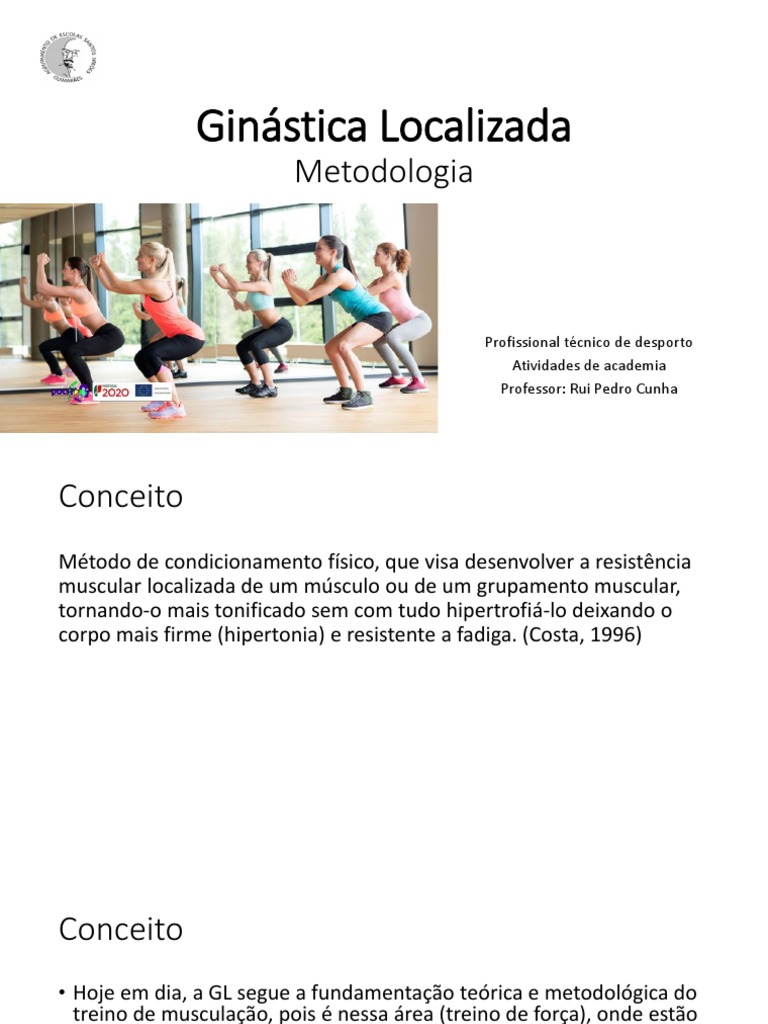 Aula Ginástica Localizada | PDF | Músculo | Musculação