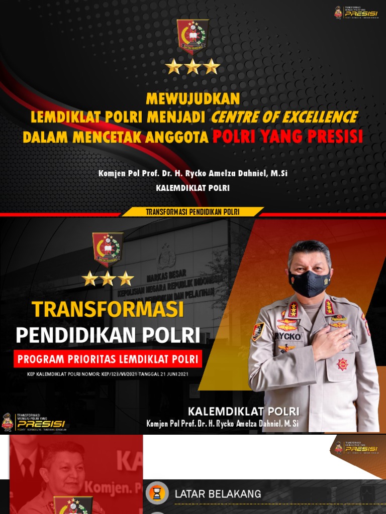 Transformasi Pendidikan Polri Ok | PDF