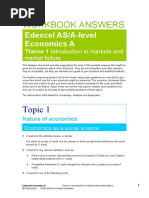 Edexcel A Level Business Equations | PDF | Output (Economics) | Revenue