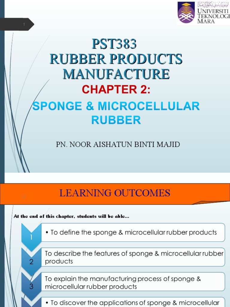 CHAPTER 2 SPONGE AND MICROCELLULAR RUBBER Lecturer | PDF | Gases ...
