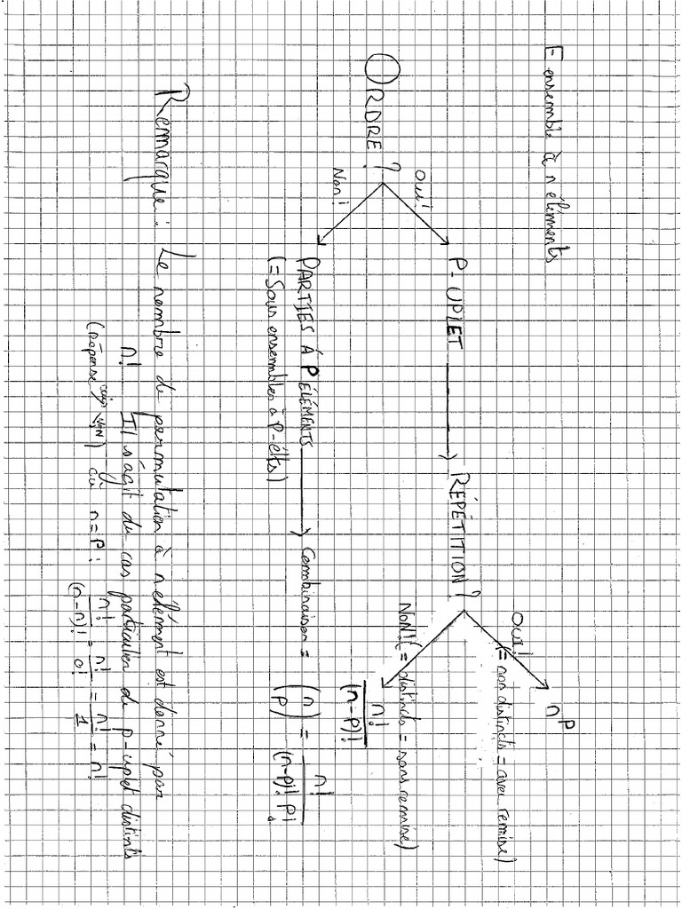 Schéma Dénombrement | PDF