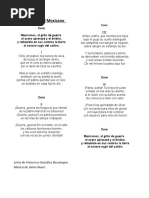 Letra de Himno A Chiapas | PDF