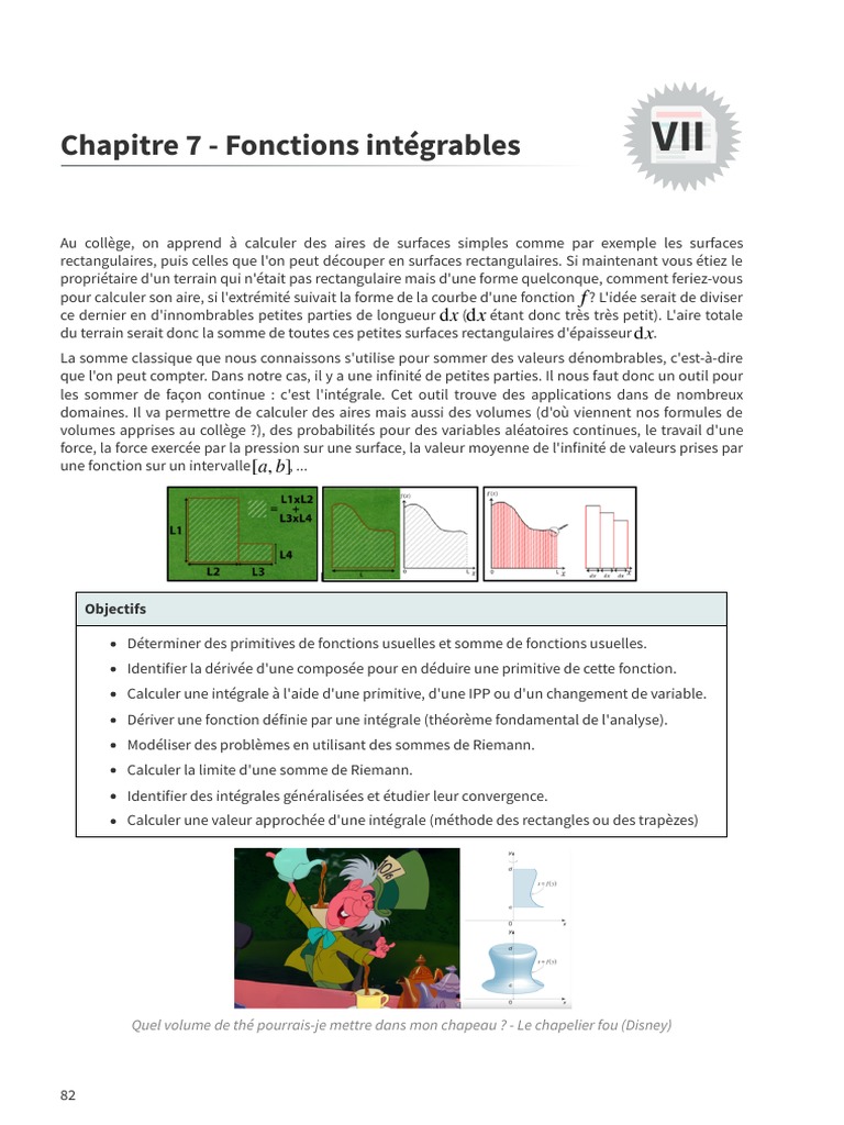 Fonctions intégrables et sommes de Riemann | PDF | Intégral | Fonction ...