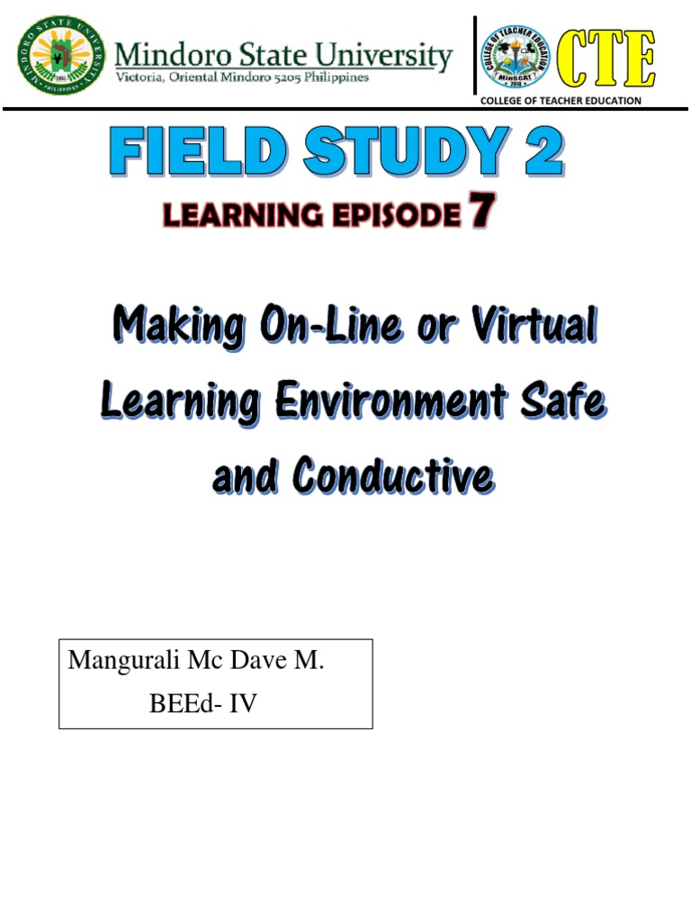 Field Study 2 Learning Episode 7 | PDF | Educational Technology ...