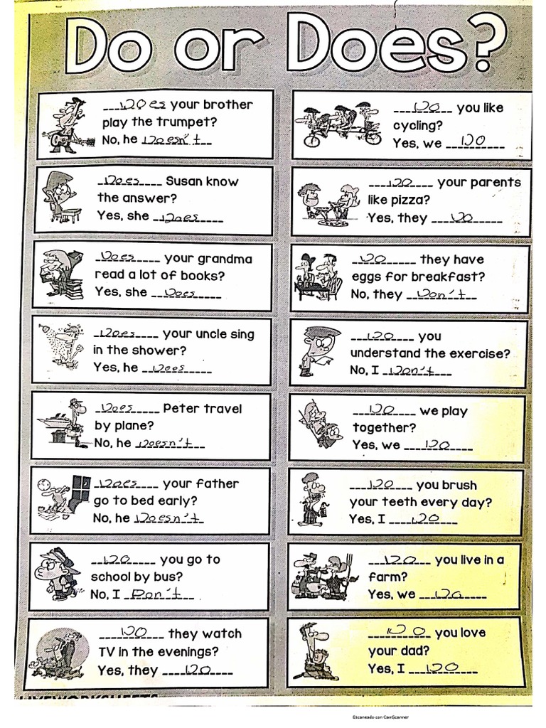 Do or Does | PDF
