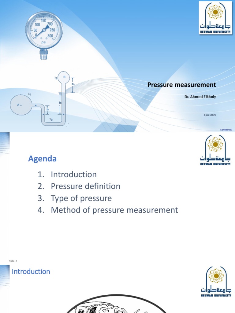 Chapter 5-Pressure Measurement | PDF | Pressure Measurement | Pressure