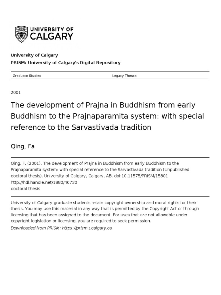 The Development of Prajna in Buddhism From Early | PDF | Mahayana ...