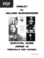 Grade 12 English Hamlet Study Guide | PDF | Hamlet