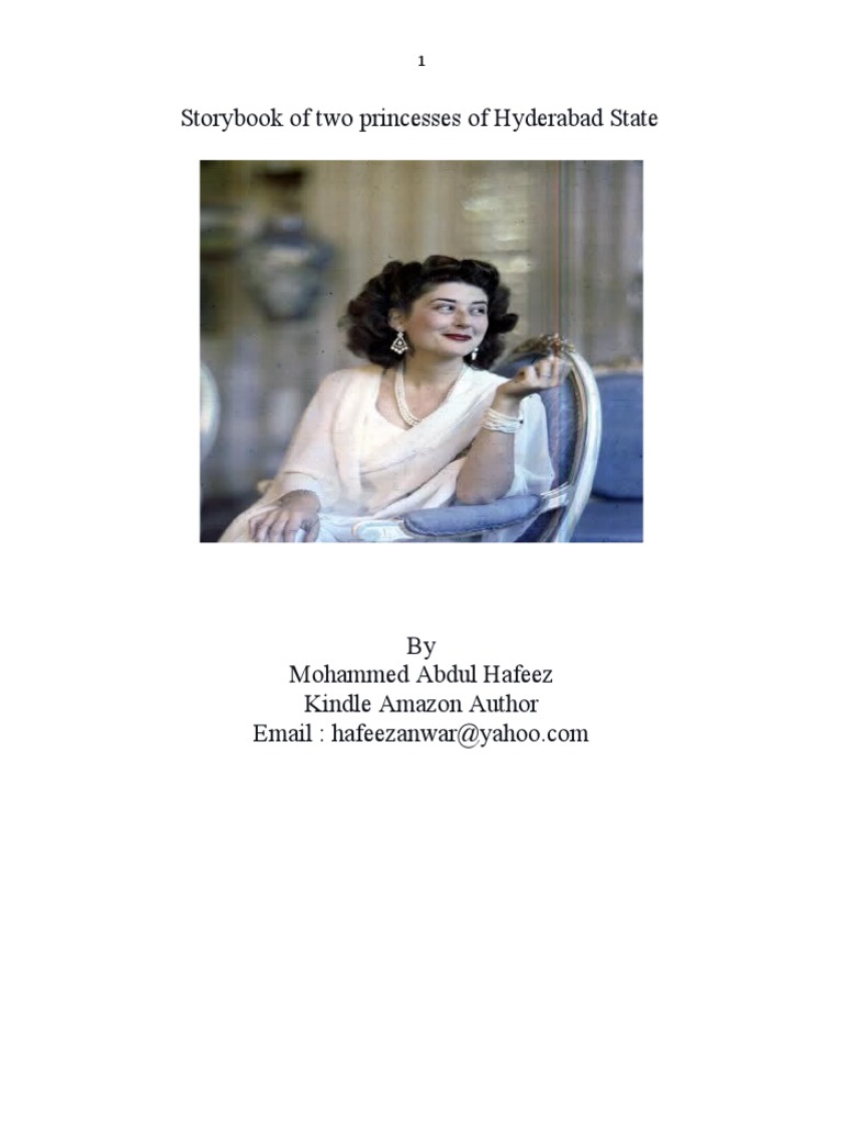 The Princess Niloufer of Hyderabad State | PDF
