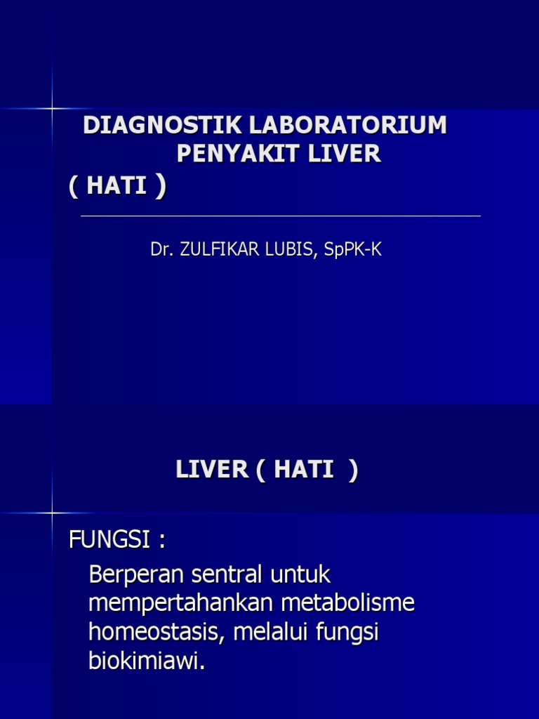 Liver (Hati) ZL | PDF | Alanine Transaminase | Liver