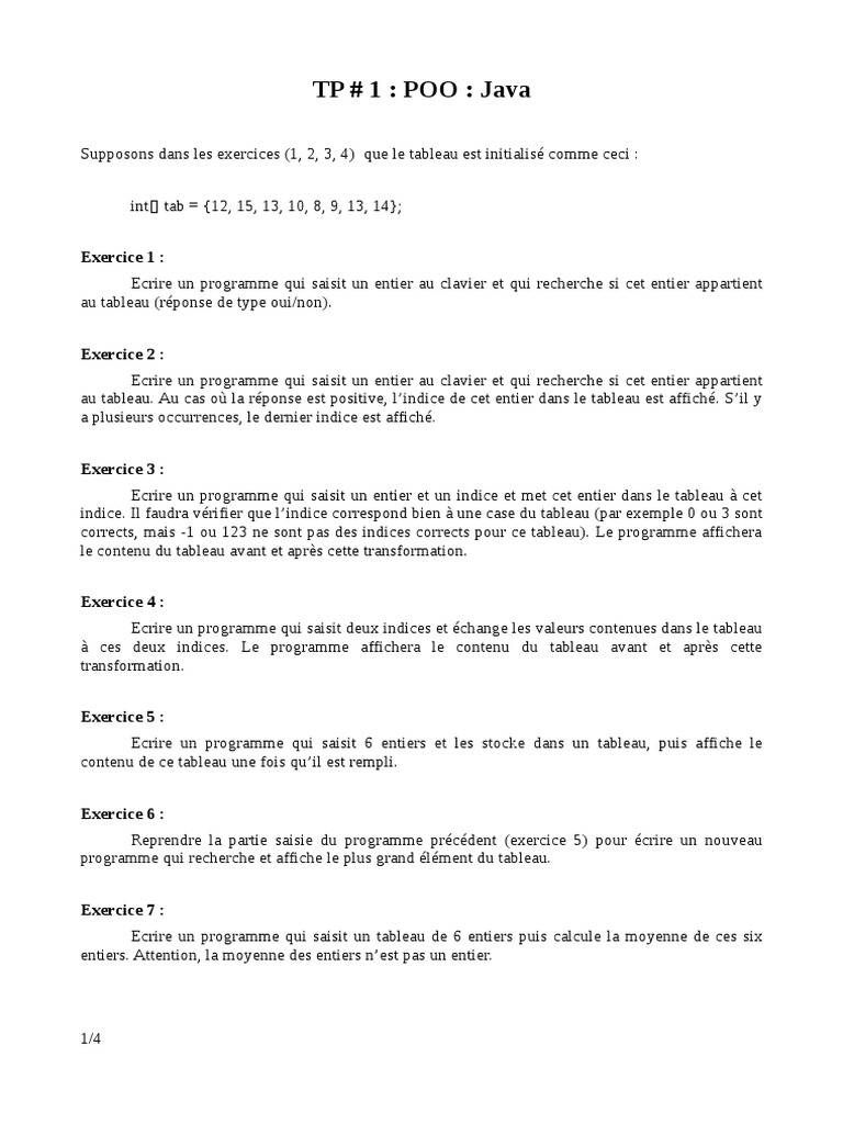 TD Poo#3 | PDF | Programmation informatique | Informatique