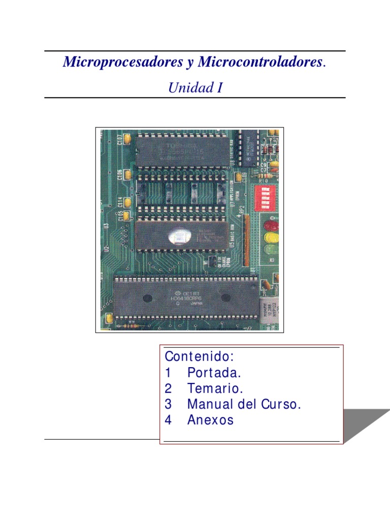 Curso Microprocesadores y Microcontroladores Unidad 1 | Descargar ...