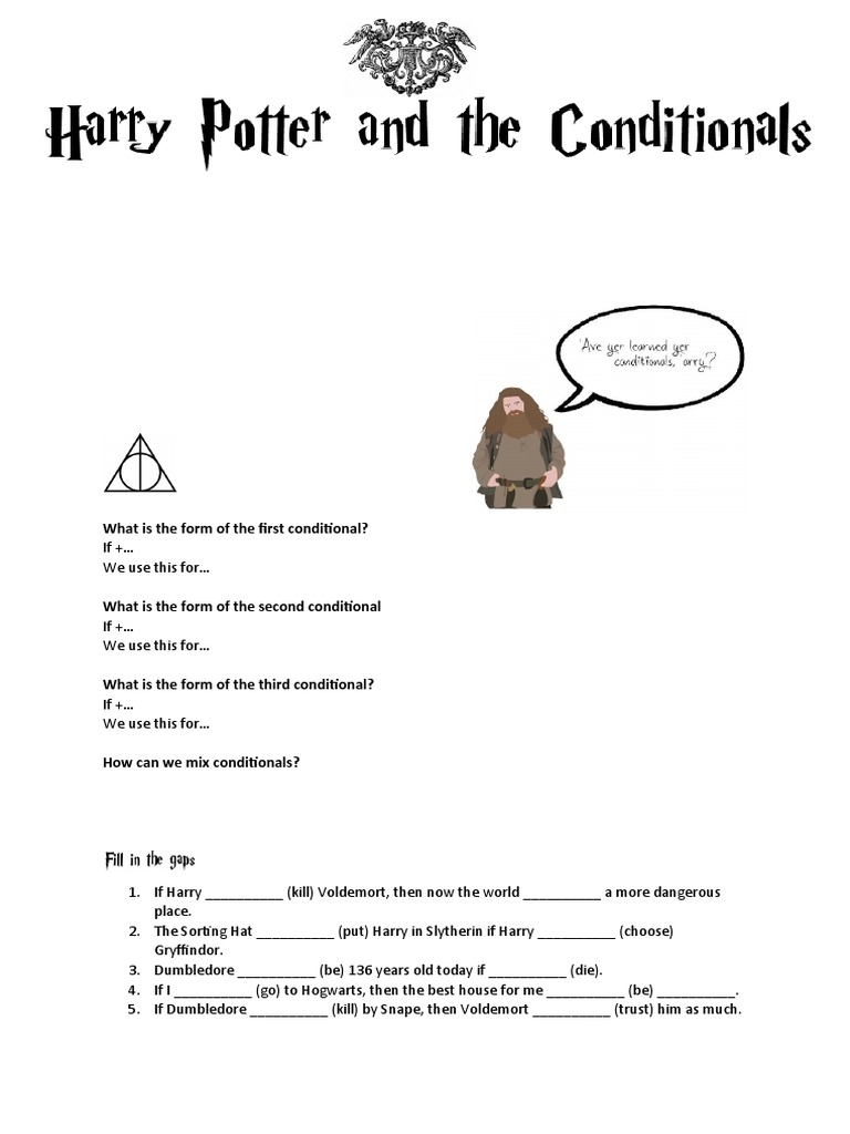 Harry Potter and The Conditionals | PDF | Mystery, Thriller & Crime ...