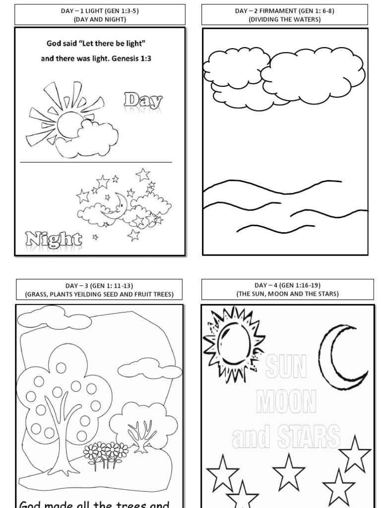 Creation Coloring | PDF