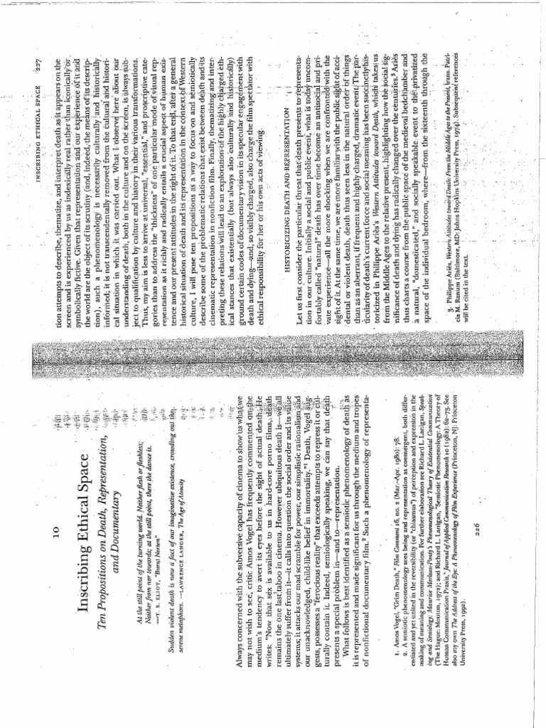 Sobchack Inscribing Ethical Space | PDF
