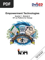 Empowerment Q4 Module1 | PDF | Multimedia | You Tube