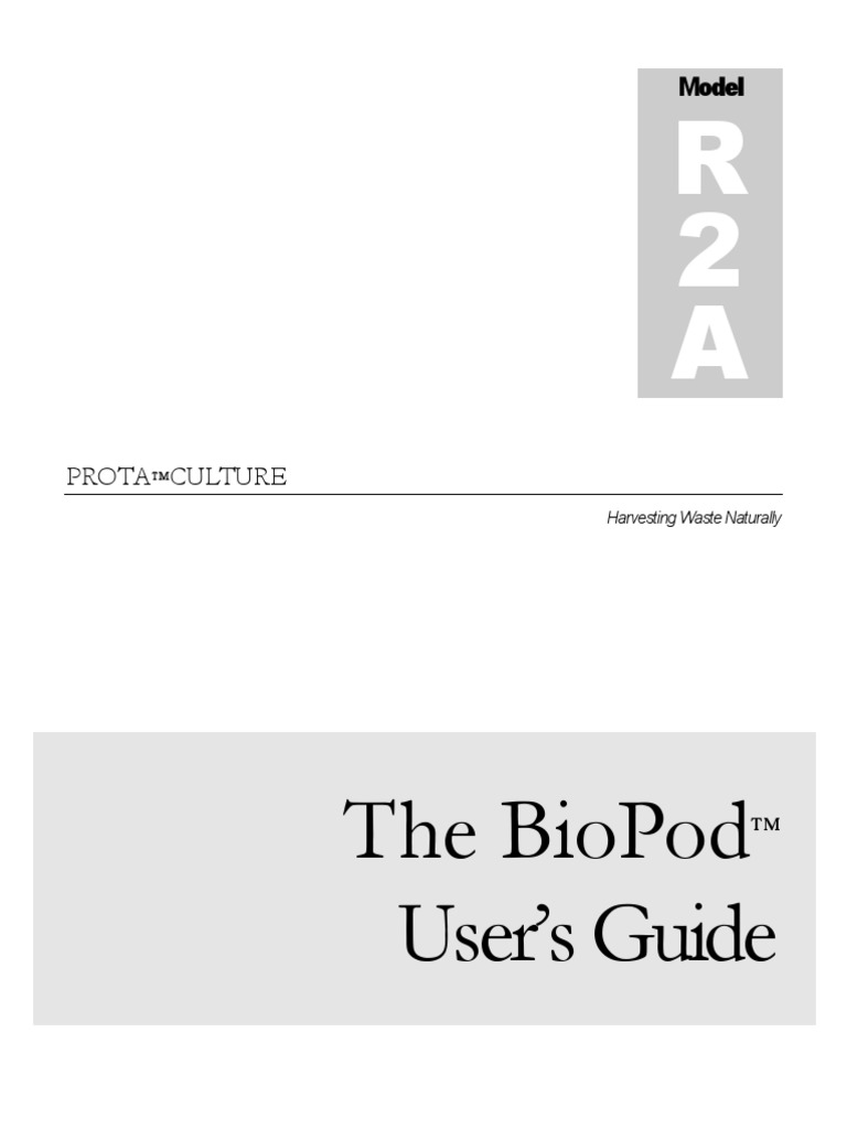 BioPod Manual | PDF | Landfill | Waste Management