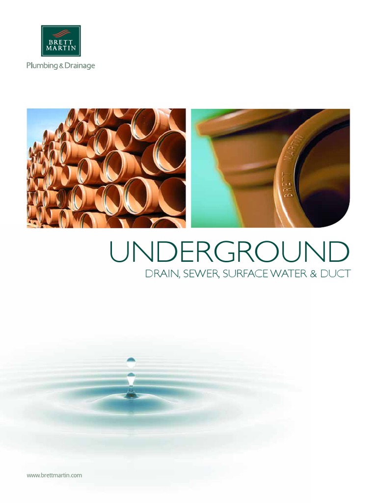 Underground: Drain, Sewer, Surface Water & Duct | PDF | Plumbing | Pipe ...