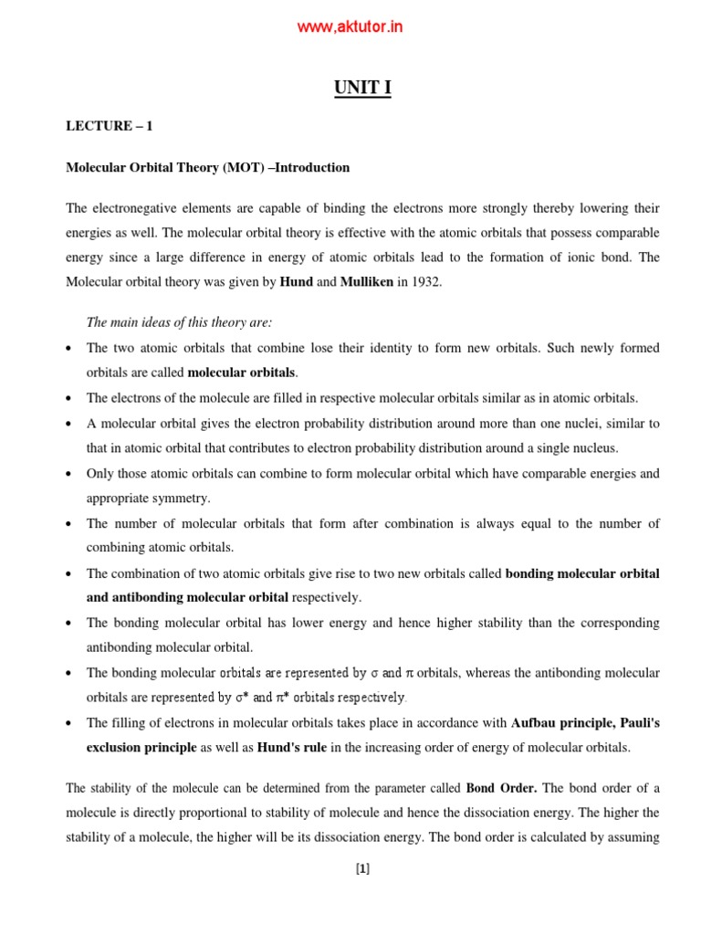 Engineering Chemistry All Unit Notes | PDF | Liquid Crystal | Molecular ...