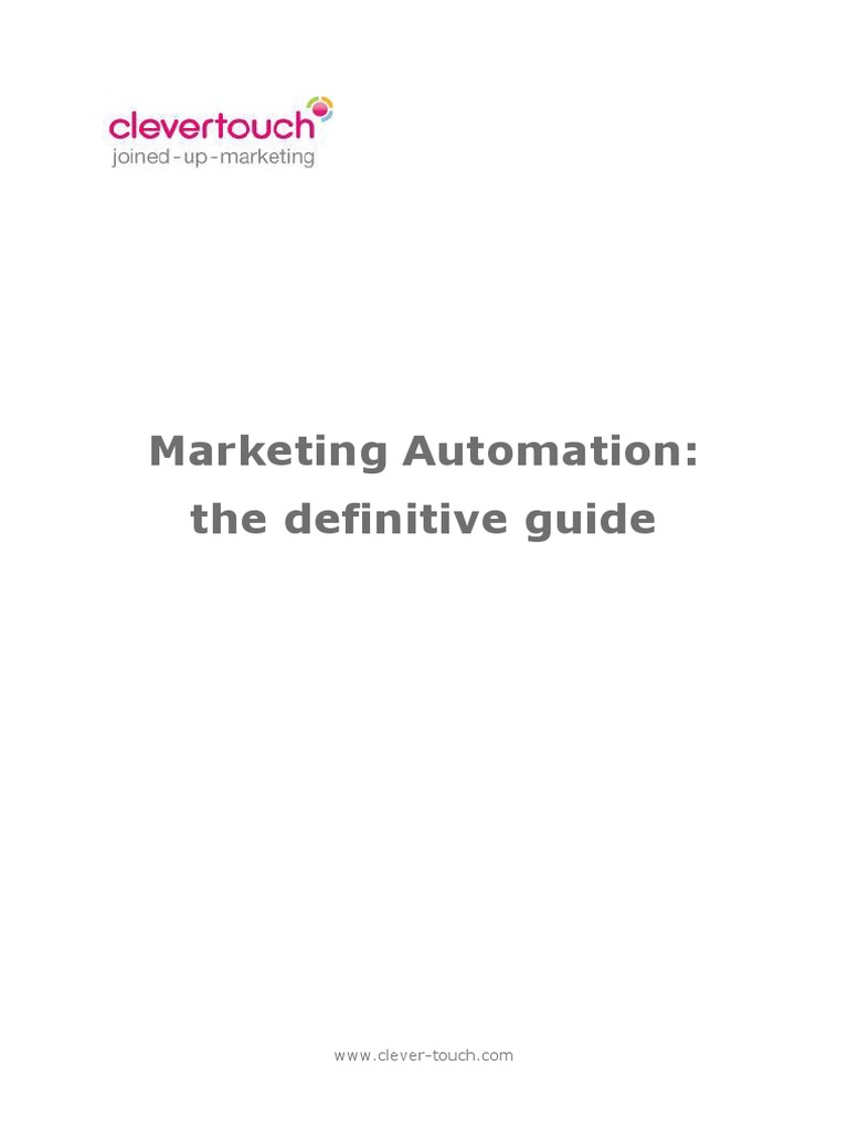 Marketing Automation Guide | PDF | Customer Relationship Management ...