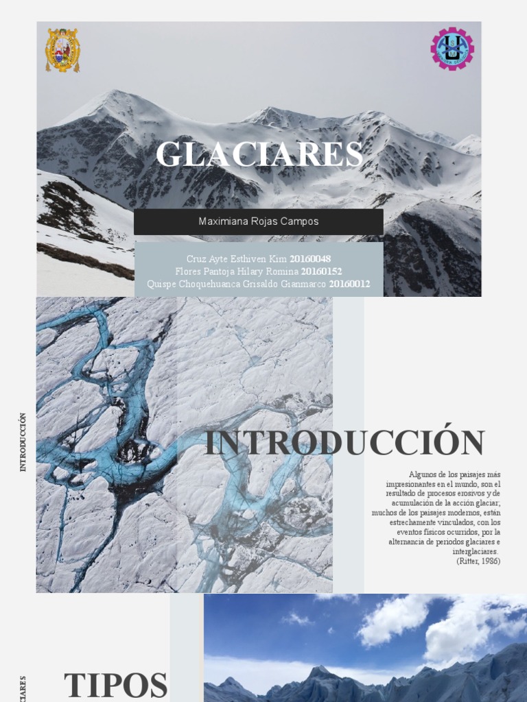 Glaciares Geomorfo | PDF | glaciar | Hielo