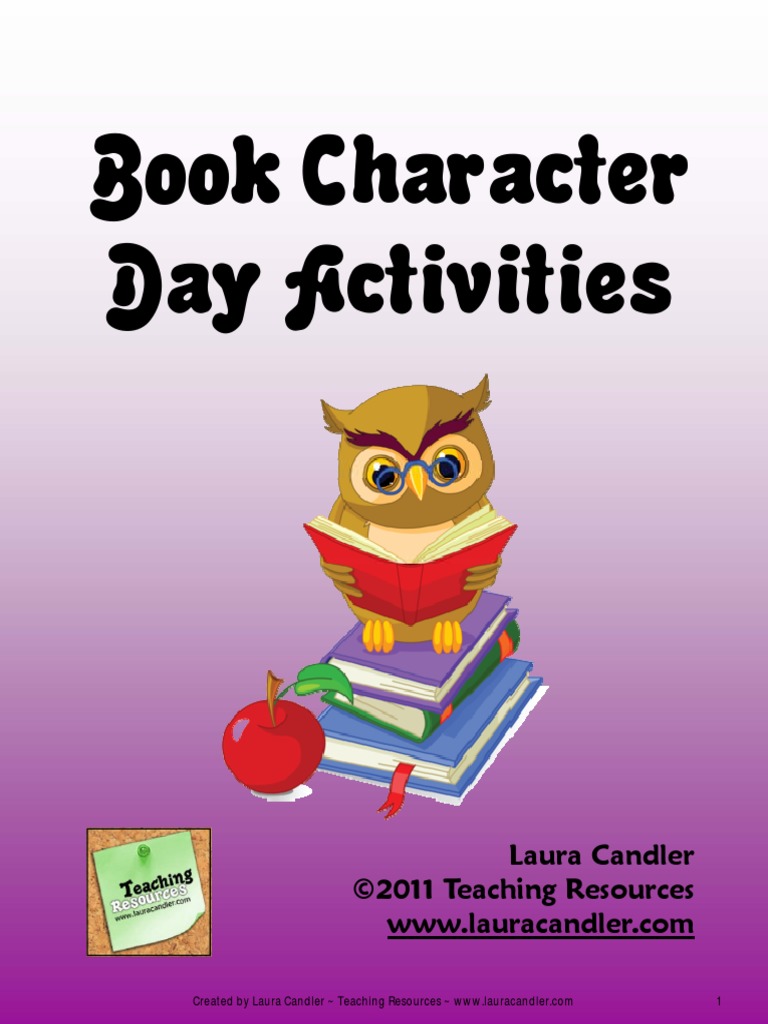 Book Character Day Activities | PDF | Books
