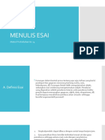 Panduan Format Esai Mahasiswa | PDF