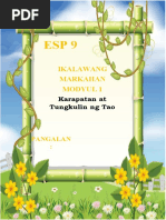 EsP 9 Quarter 1, Week 3 | PDF