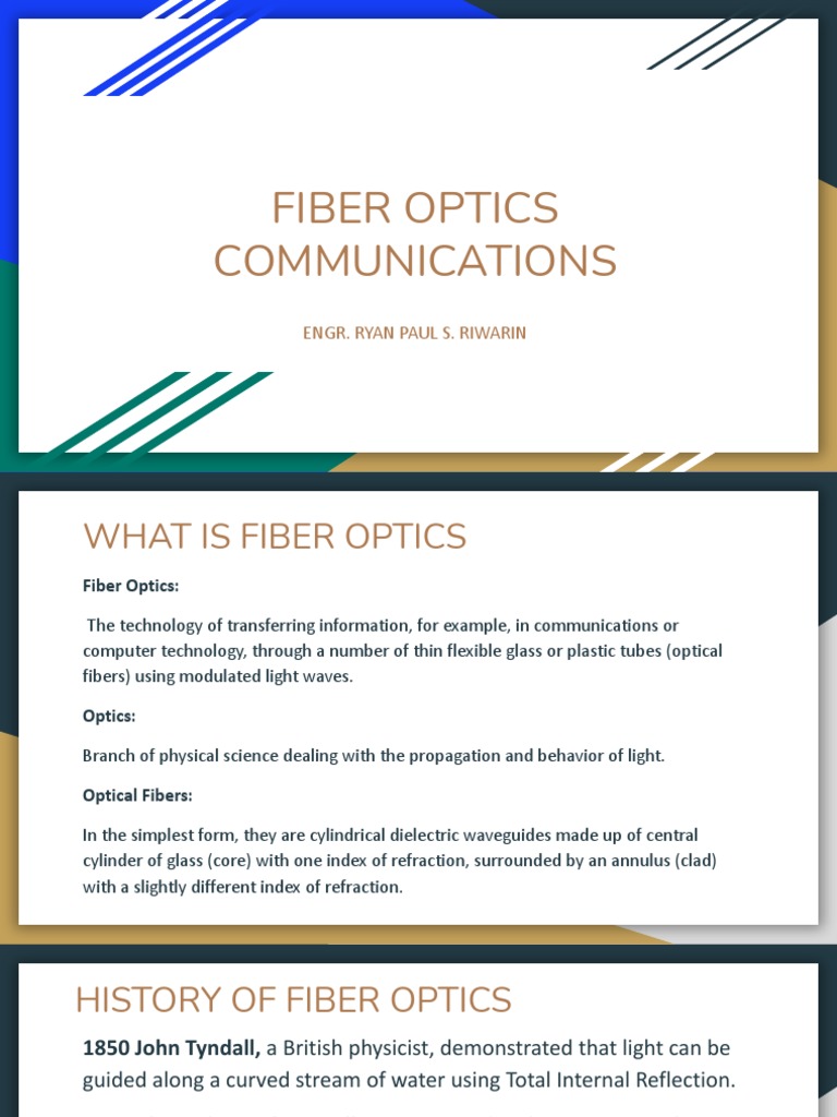 Fiber Optics Communications | PDF | Light | Optical Fiber