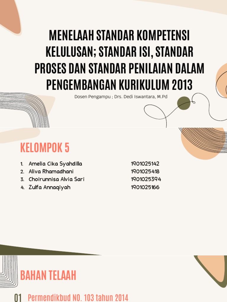 Kel 5 - PPT - Permendikbud 103 & 104 | PDF