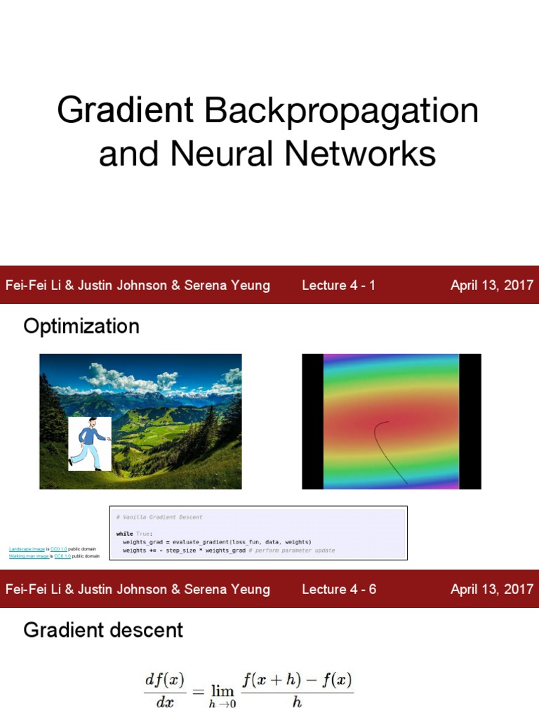 Gradient Backprop Guide - Neural Networks (Stanford) | PDF | Artificial ...