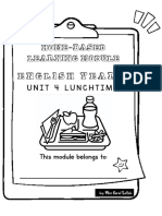 Present Unit 4 - Lunchtime (Superminds Year 1) | PDF