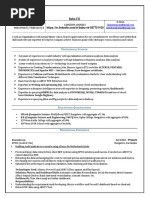 H1B Resume Template | PDF | Enterprise Resource Planning | Application ...