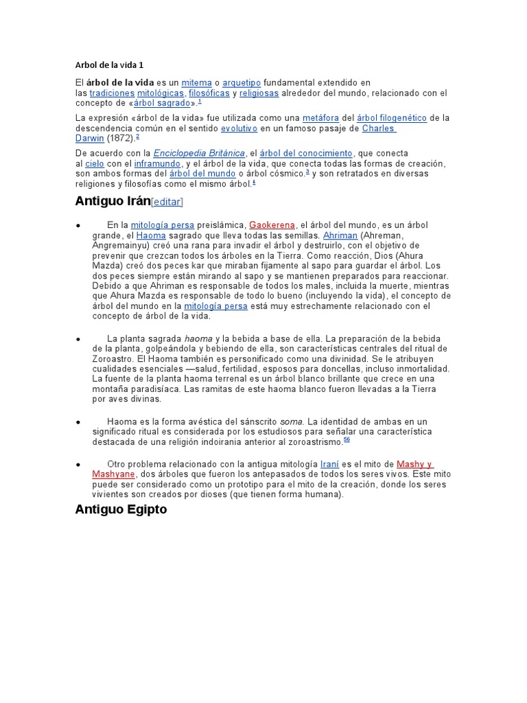 Árbol de la Vida en Mitología Persa | PDF | Árbol de la vida | Zoroastrismo