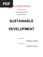 Sustainable Development Project Class 10th PDF | PDF | Sustainability ...